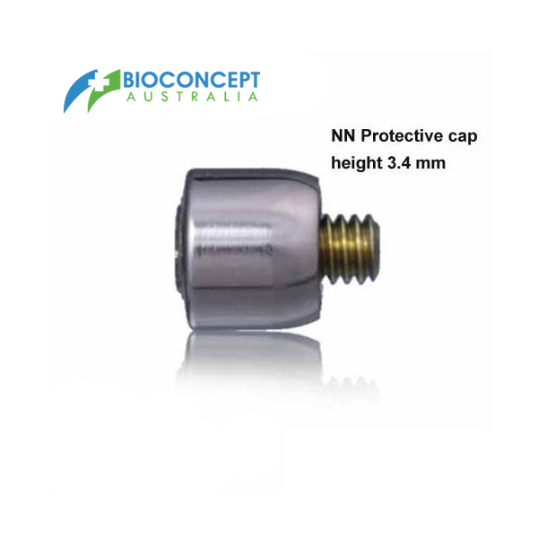Protective cap with integral occlusal screw, φ3.5mm, height 3.4mm ...