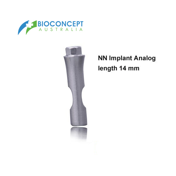 Narrow Neck Implant Analogue, length 14.0mm - Bioconcept Australia